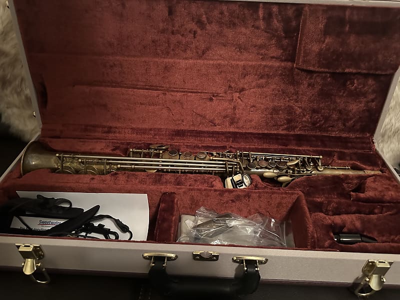 Sax Dakota SDSS-XR-72 Soprano Saxophone 2023 - Raw Bronze | Reverb