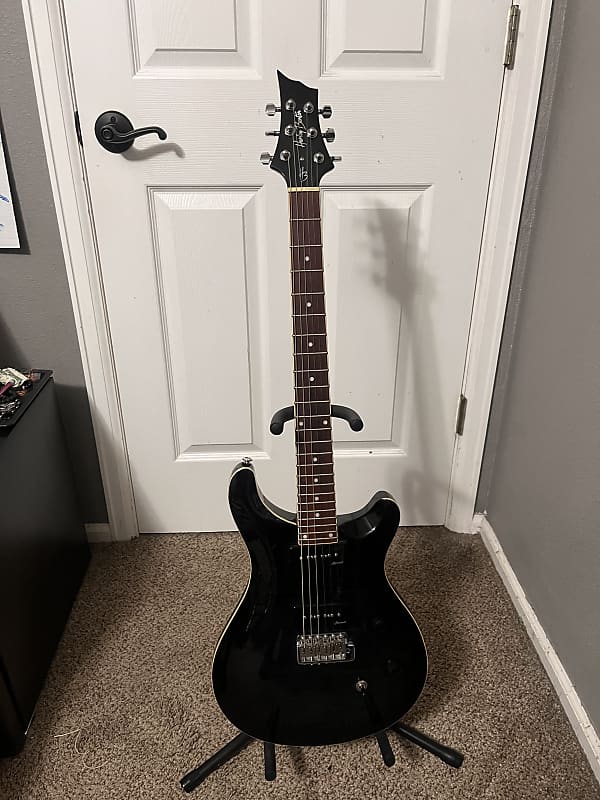 Harley Benton CST-24 Black Flame | Reverb