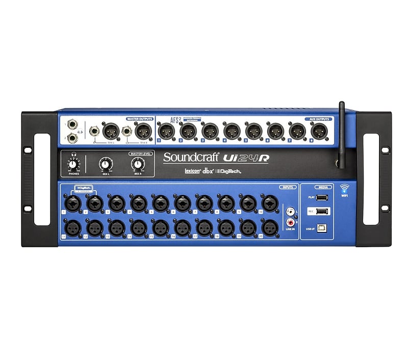 Soundcraft Ui24R 24-Channel Digital Mixer/USB Recorder w/ | Reverb