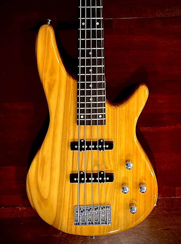 Atkins AIB5 5-String Electric Bass Yellowstone | Reverb