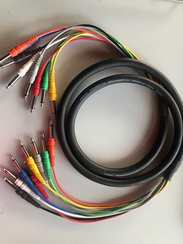 Hosa 8-Channel 5ft RCA-RCA Hi-Def Recording Snake | Reverb