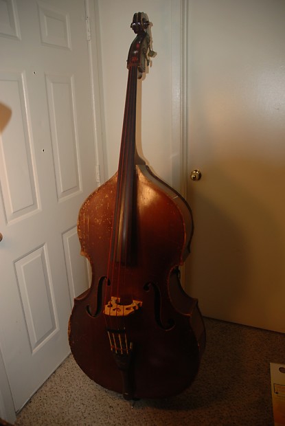 1953 Kay M-1 Upright Double Bass Original Finish | Reverb