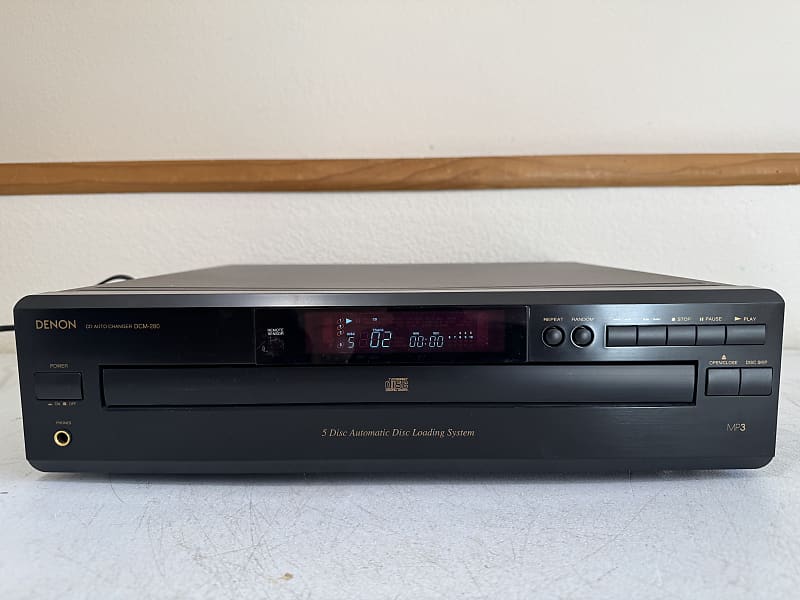 Denon DCM-280 CD Changer 5 Compact Disc Player HiFi Stereo | Reverb