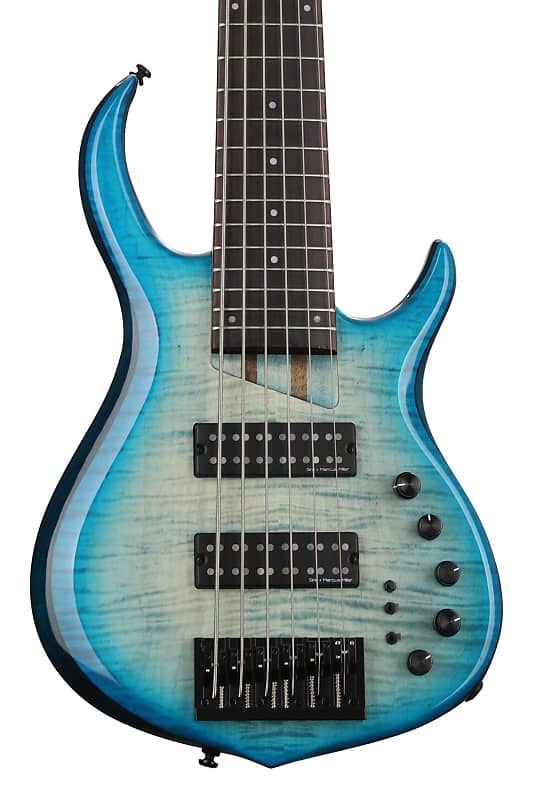 Sire Marcus Miller M7 6-string Bass Guitar - Transparent Blue | Reverb