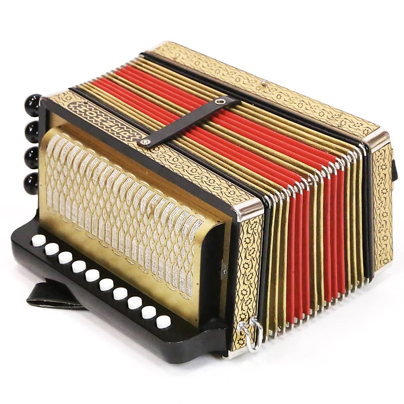 1960’s Hohner HA-112 Model Diatonic Push Button Accordion | Reverb
