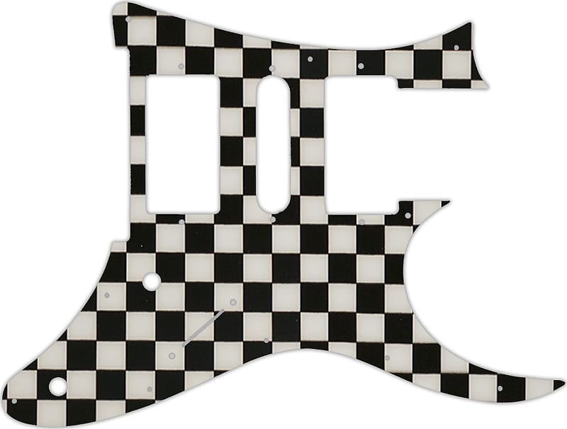 WD Custom Pickguard For Ibanez 2009 RG350DX #15 Checkerboard | Reverb
