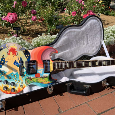 The Fool Gibson SG 2014 Hand Painted vintage Clapton Cream | Reverb