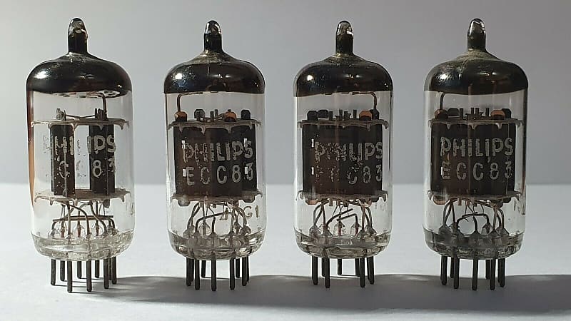 Philips ECC83 NOS preamp tubes (Disc Getter) 12AX7 / 7025 | Reverb