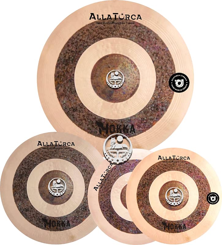 AllaTurca Cymbals Hokka Cymbal Pack Box Set 14-16-20 | Reverb
