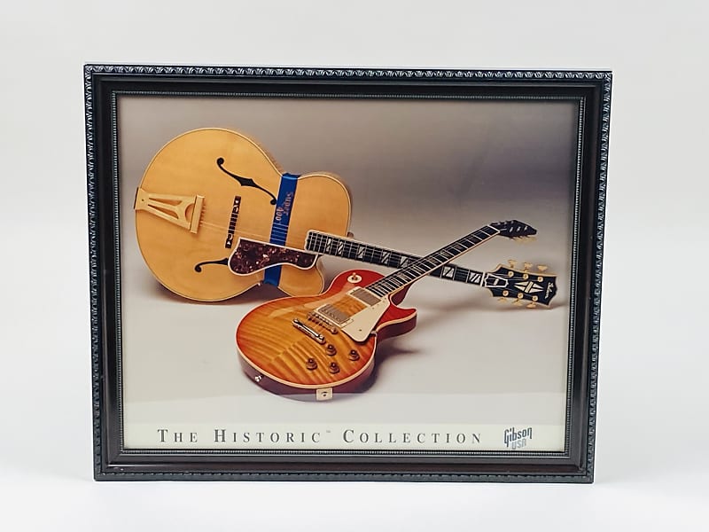 Gibson Historic Collection Framed Poster: Days and Moments. | Reverb