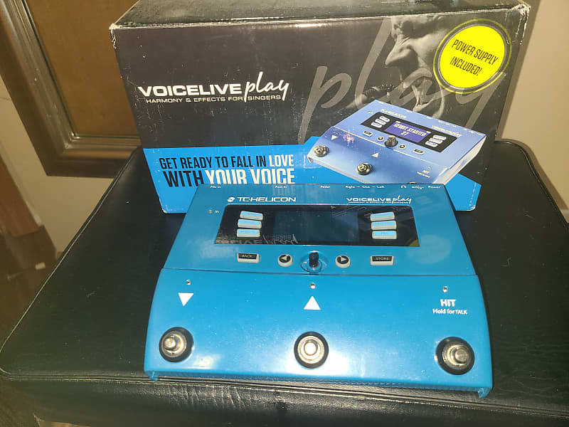 TC Helicon TC-Helicon VoiceLive Play Vocal Processor - Blue | Reverb