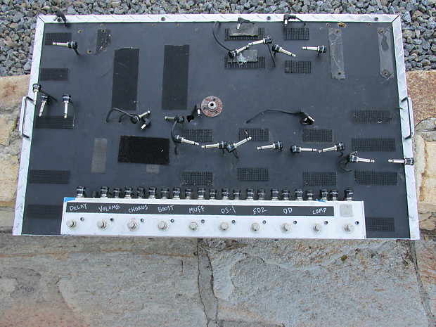 Trailer Trash 30 x 18" Pedal Board 2000's Button Tuck Chrome | Reverb