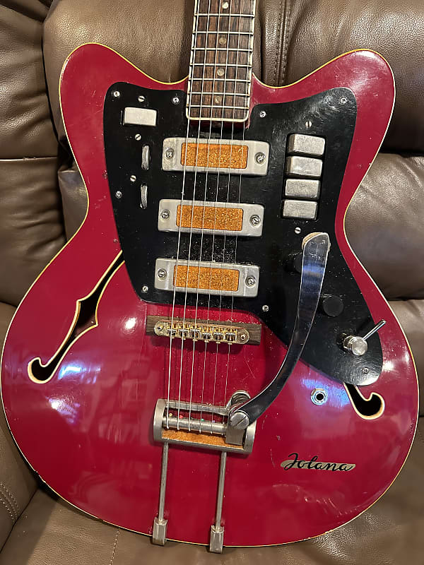 Jolana Tornado 1960’s - Red lacquer | Reverb