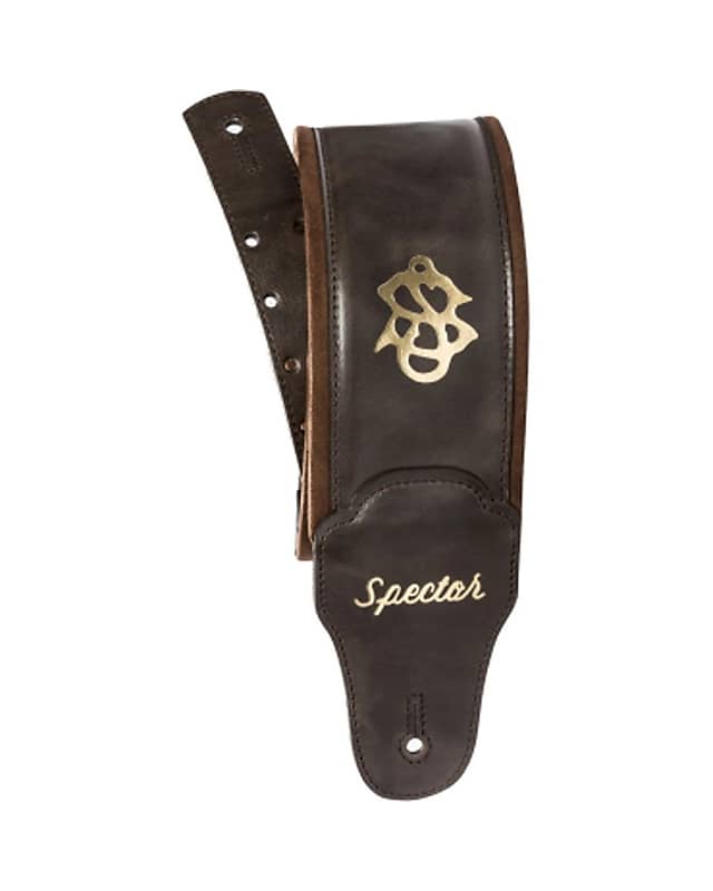 Spector Bassman Strap Smooth Brown Leather | Reverb