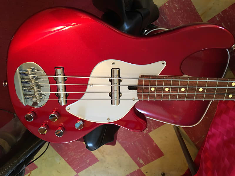 Lakland Skyline Jerry Scheff Candy Apple Red | Reverb