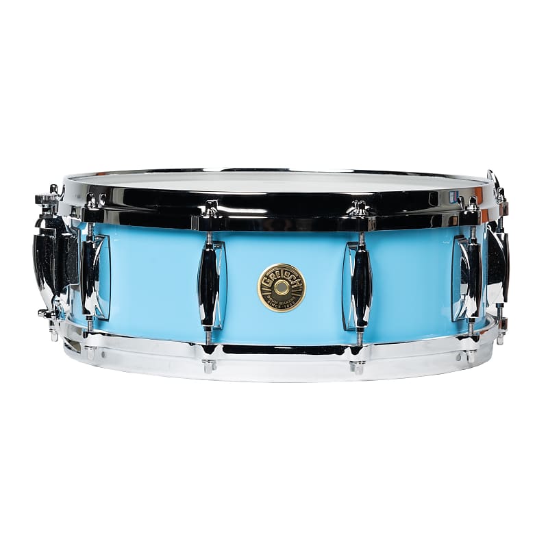 Gretsch USA Custom 5x14 Snare Drum - Powder Blue Gloss | Reverb