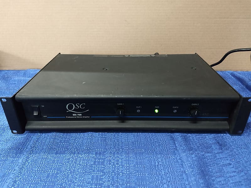QSC MX-700 Professional Stereo Power Amplifier | Reverb