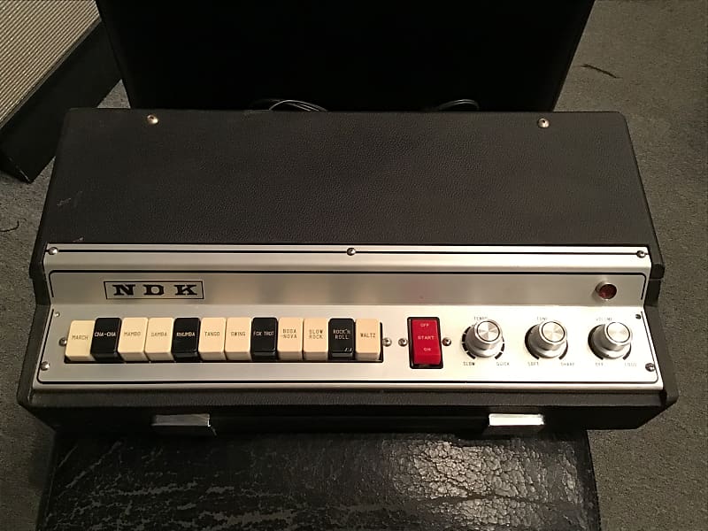 NDK Rhythm Machine Drum machine 1969 Black | Reverb UK