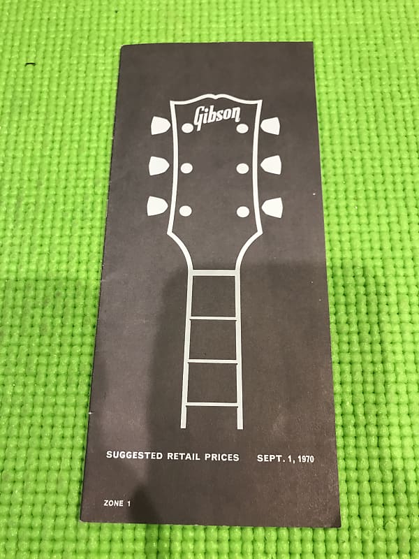 1970 Gibson Price List | Reverb