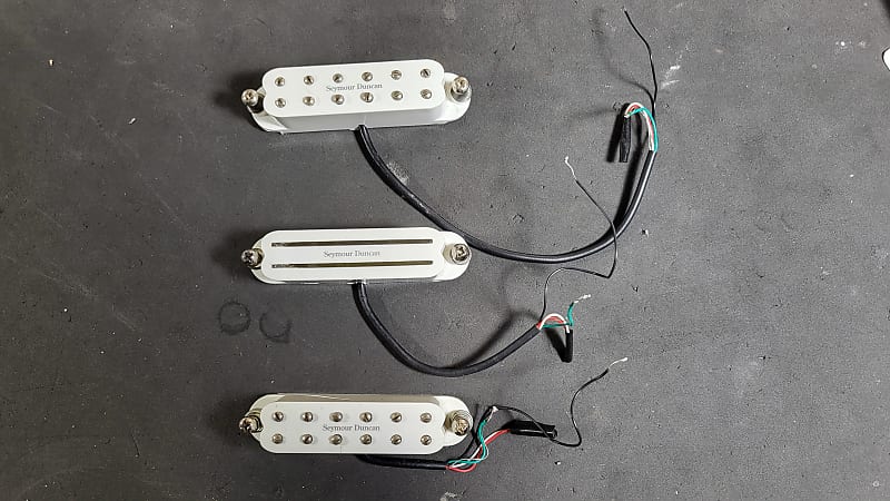 Seymour Duncan JB Jr/Cool Rails/Little '59 Set - White (2010) | Reverb