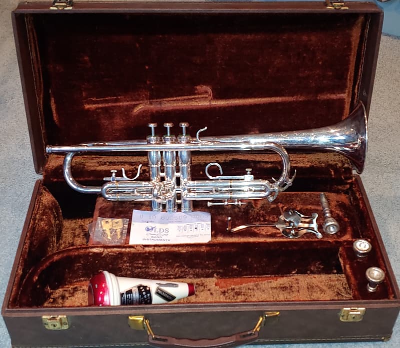 Olds Trumpet Super Star 1974 - Bright Silver | Reverb