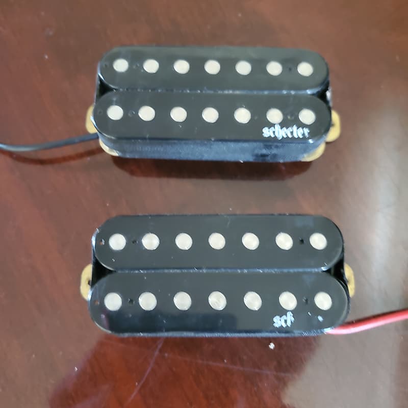 Schecter G&B Diamond Series 7 String Pickups | Reverb