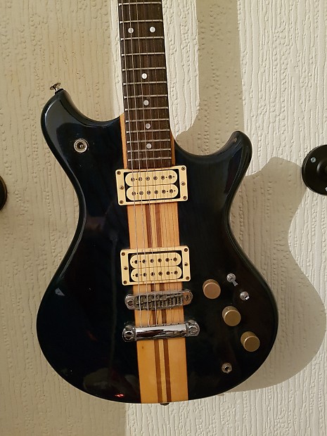 Westone Thunder ii 1981-1982 Navy Blue (Light Oak Centre | Reverb