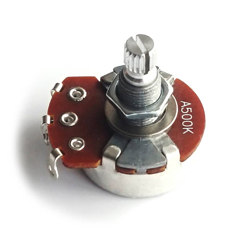 Alpha Guitar Pots – Mini Potentiometer - A500K | Reverb