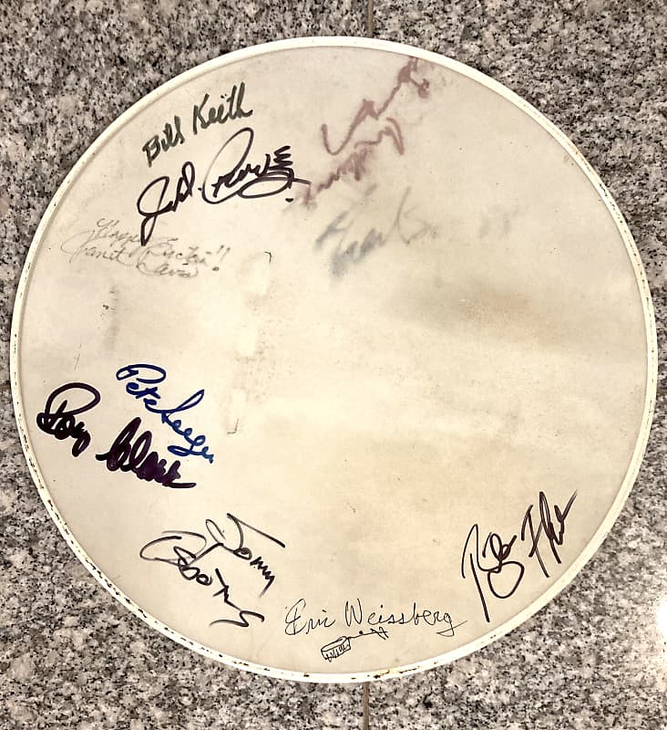 Banjo Head Signed by 10 Banjo Greats: Pete Seeger, Roy Clark, | Reverb