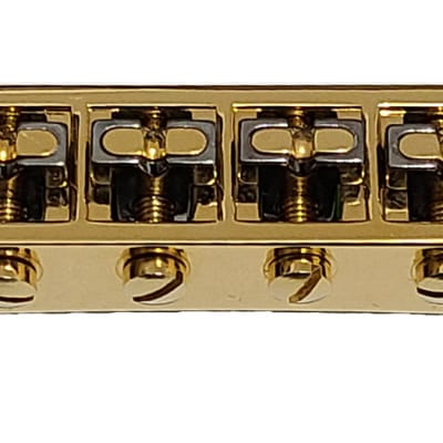 Fishman PowerBridge Tune-o-Matic Piezo Bridge, Gold | Reverb