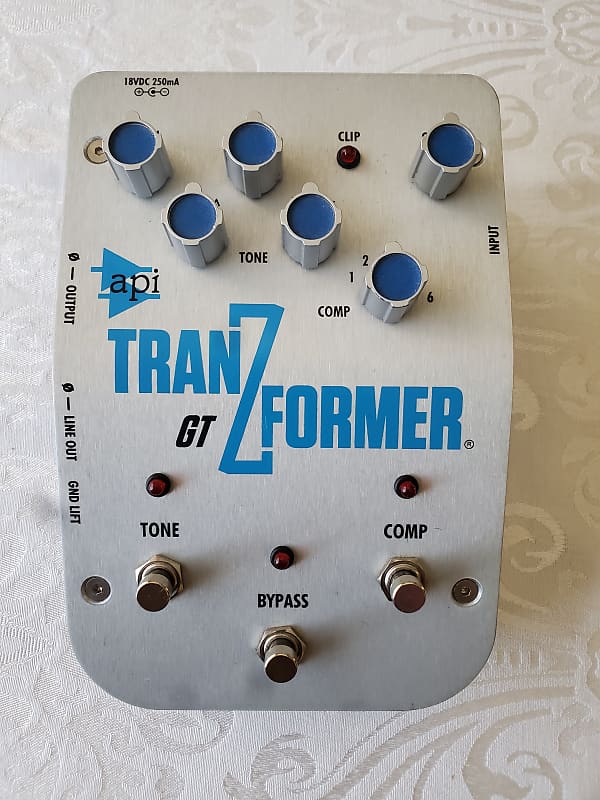 API TranZformer GT Guitar Pedal 2010s - Silver | Reverb UK
