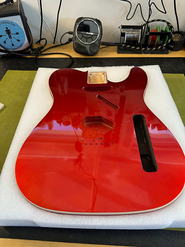 Custom Telecaster Body 2024 - Gloss Polyurethane - Red - | Reverb