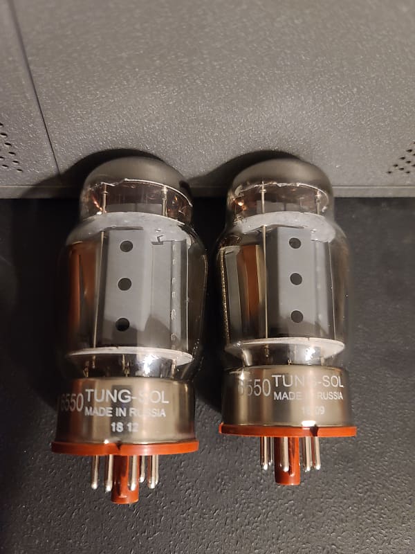 Pair Of Tung-Sol 6550 Tubes Made In Russia | Reverb