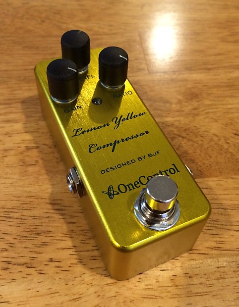 One Control Lemon yellow Compressor 2016 | Reverb