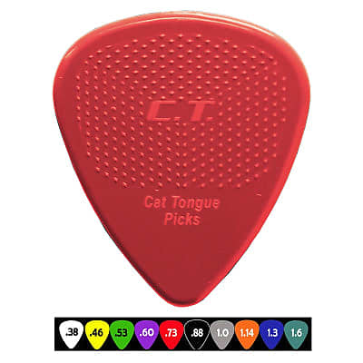 The Original Cats Tongue Grip Picks - 10 Pack - 0.73mm | Reverb