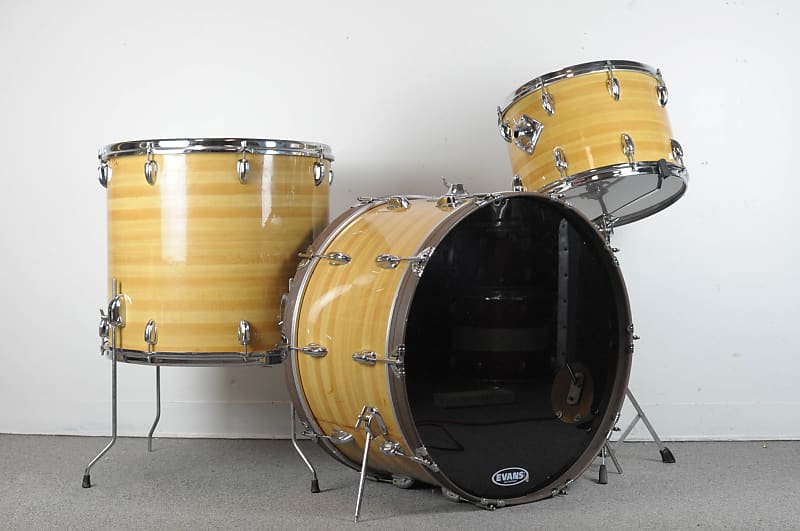 1970s Slingerland "Butcher Block" 14x24 10x15 and 18x20 Drum | Reverb