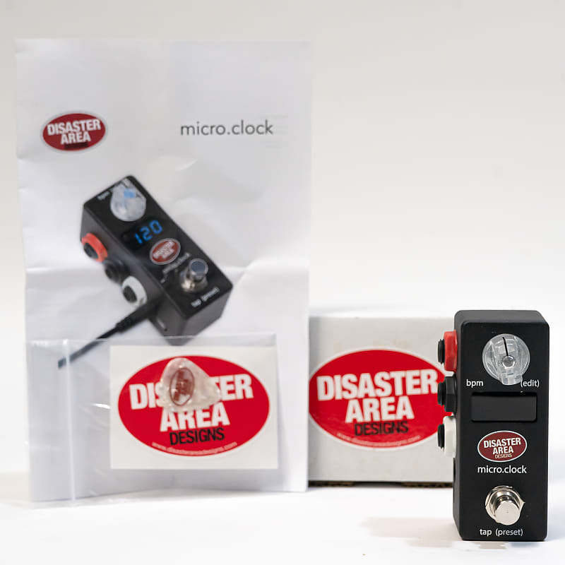 Disaster Area Designs micro.clock Tap Tempo Controller | Reverb