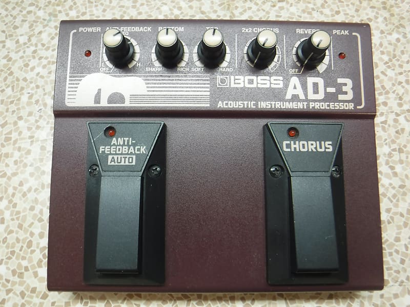 Boss AD-3 Acoustic Guitar Processor pedal | Reverb