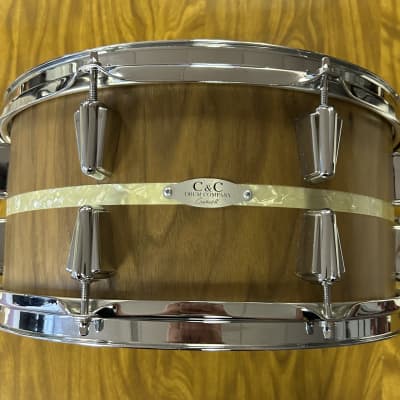 Angel 6.5x14 Exotic Series Mahogany Snare Drum High Gloss | Reverb
