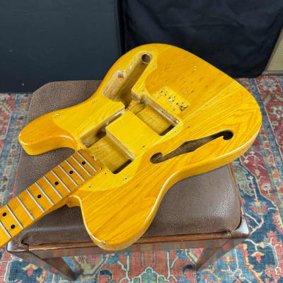 Greco Thinline Telecaster TE-500N Husk Body and Neck - 5.45 | Reverb