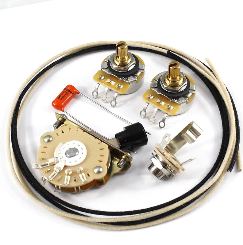 Tone Emporium Wiring kit with Oak Grigsby 3 way CTS | Reverb Canada