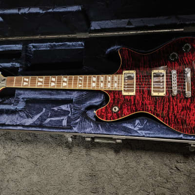 Schecter Tempest - Mahogany Flame Maple | Reverb
