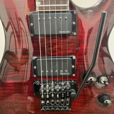 ESP LTD MH-300 Electric Guitar Trans Red Burst w/ Locking | Reverb