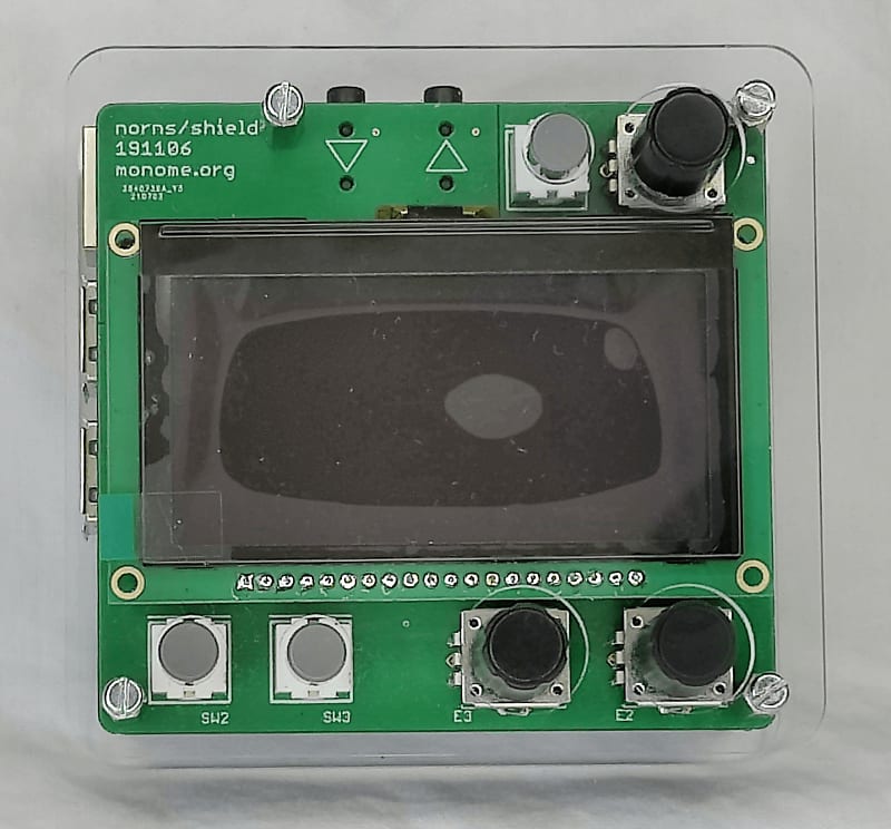 Monome Norns Shield 2022 Clear Without Raspberry Pi Reverb 