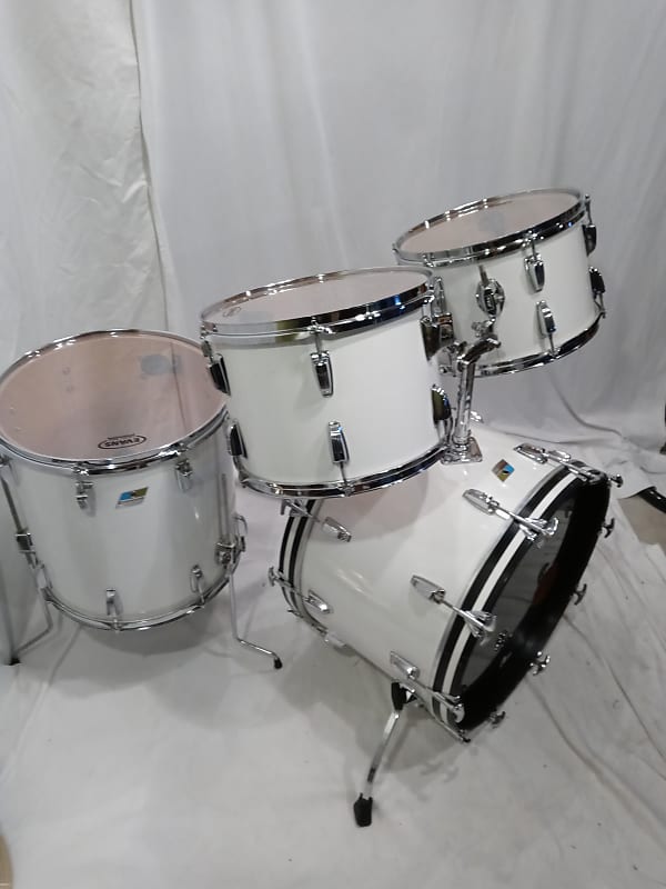 Ludwig White Cortex Drum Set .. 13-14-16-22 .. 1970s .. Very | Reverb