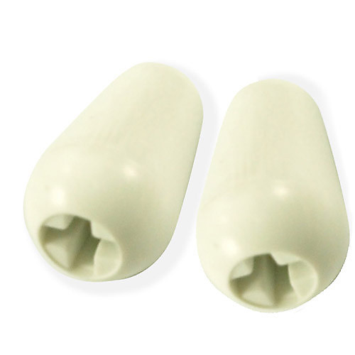 Genuine Fender Stratocaster Switch Tips - Aged White | Reverb