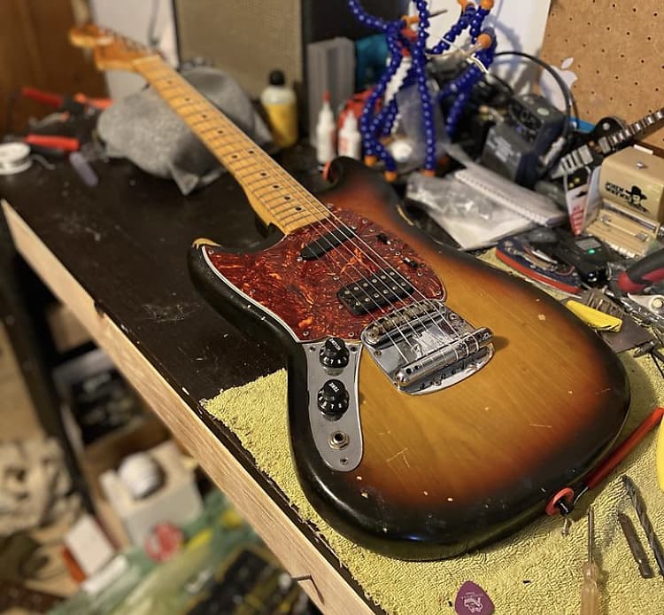 1978 Left Handed American Fender Mustang | Reverb
