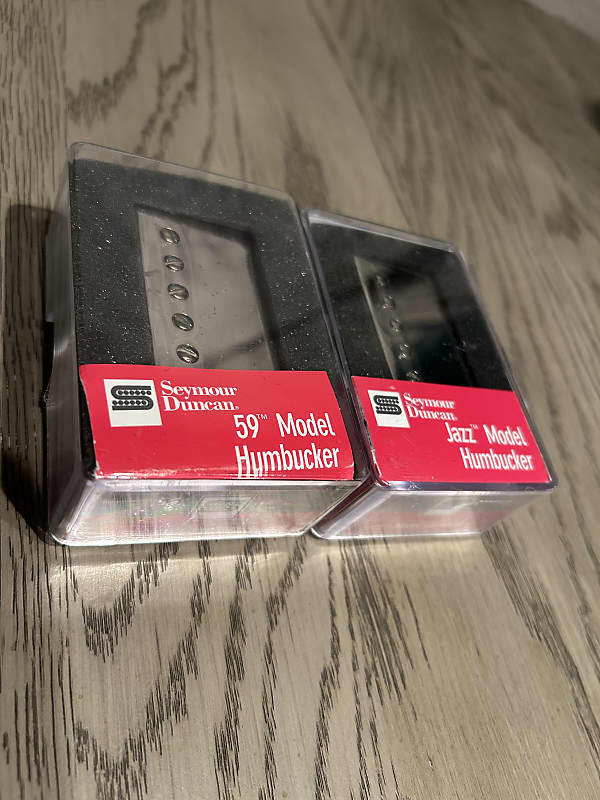Seymour Duncan '59 Bridge and Jazz Neck Pickup Set - Nickel | Reverb