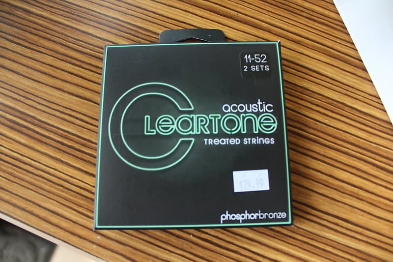 Acoustic Cleartone Treated Strings 11-52 2 Sets | Reverb