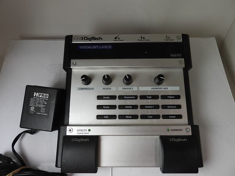 Digitech Vocalist Live 2 Vocal Effects Pedal Harmonizer | Reverb
